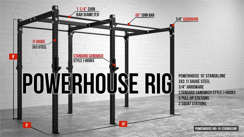 American Barbell ECH 10' Stand Alone Rig - Made in the USA | American ...