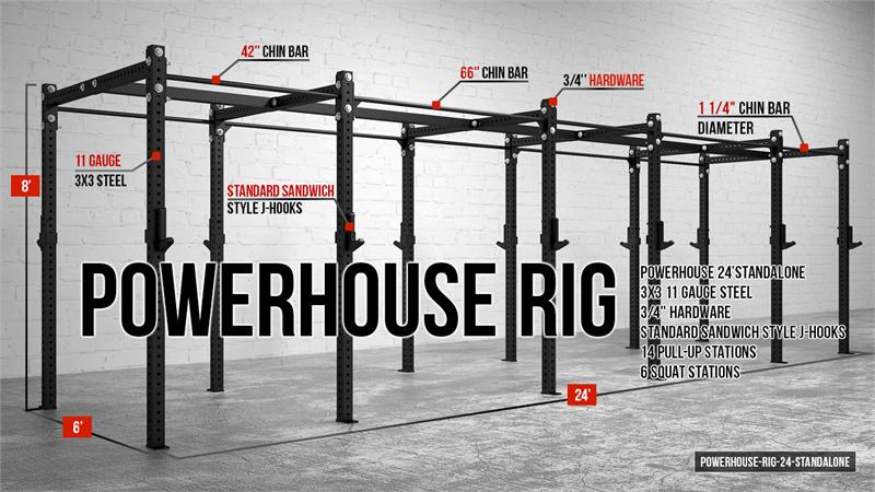 American Barbell ECH 24' Stand Alone Rig - Made in the USA | American ...