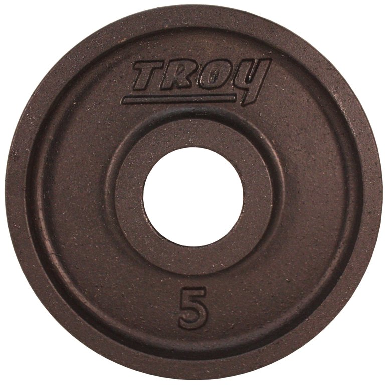 Troy Wide Flange Olympic Plate - 5 lb - Black | American Fitness