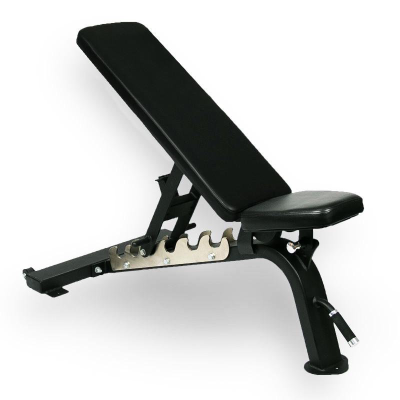 American Barbell Multi Adj. Bench 0-75 Deg. SILVER Powder, Black ...