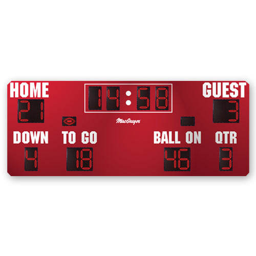 MacGregor Football Scoreboard 20'x8' | American Fitness