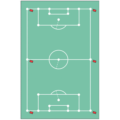 Soccer Flag & Socket Set 2 | American Fitness